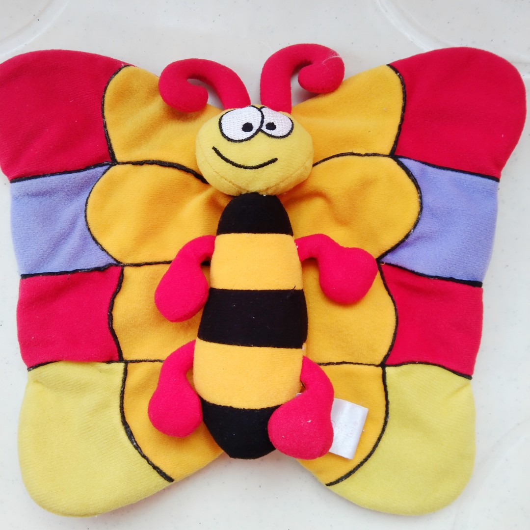Butterfly Soft Toy Crib Toy, Babies & Kids, Infant Playtime on Carousell