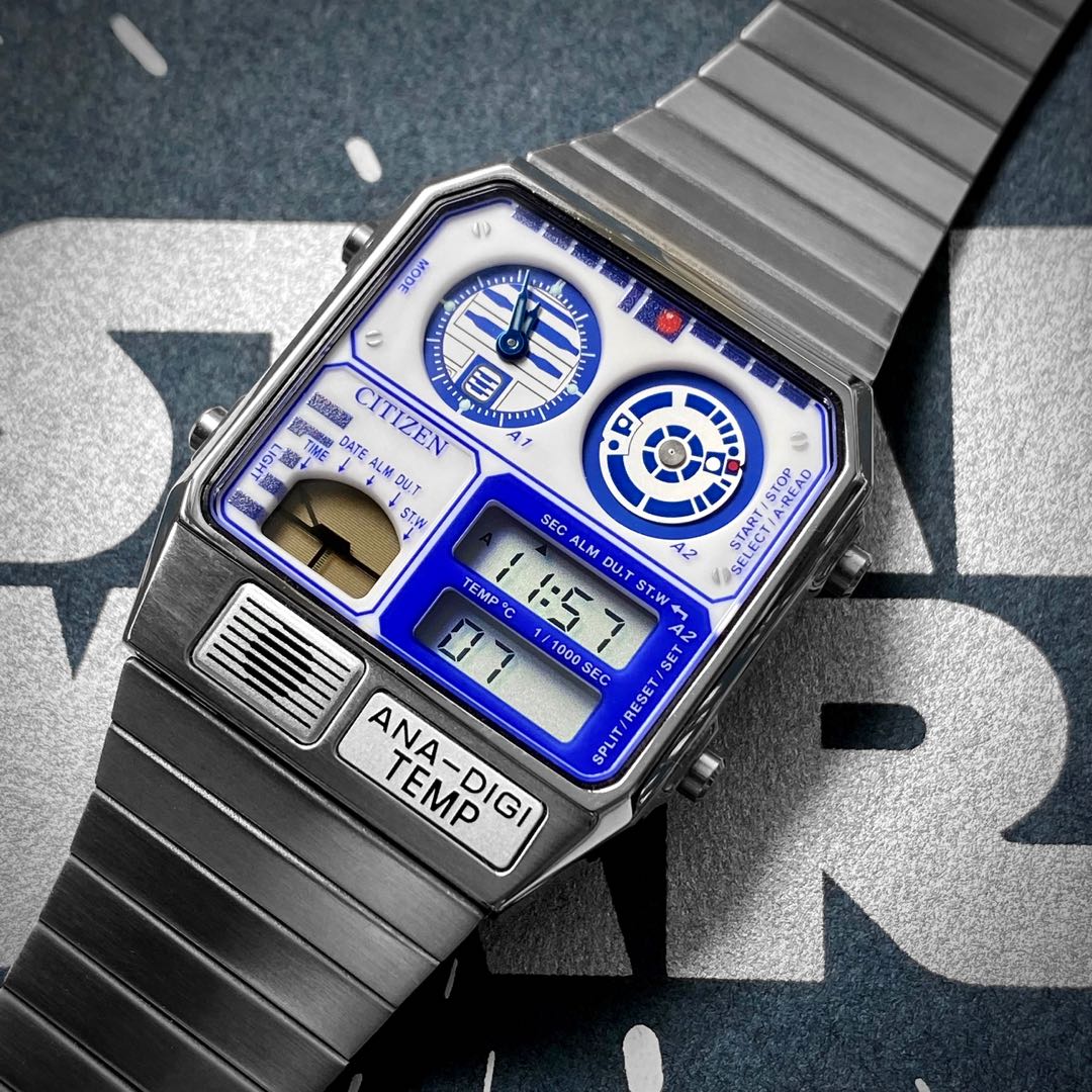 Citizen Ana-Digi Temp R2-D2 Star Wars, Men's Fashion, Watches ...