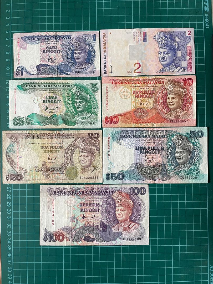 Malaysia Old Banknotes Set, Hobbies & Toys, Memorabilia & Collectibles ...