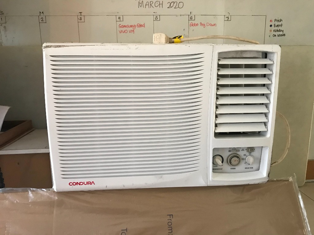 CONDURA WINDOW TYPE AIRCON 2HP FOR SALE, TV & Home Appliances, Air ...
