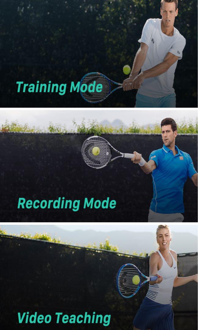 Coollang koospur Tennis Racket Sensor Tracker Motion Detector Analyzer ...