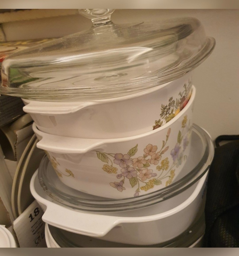 Corning Ware, Visionware, Pyrex, Furniture & Home Living, Kitchenware ...