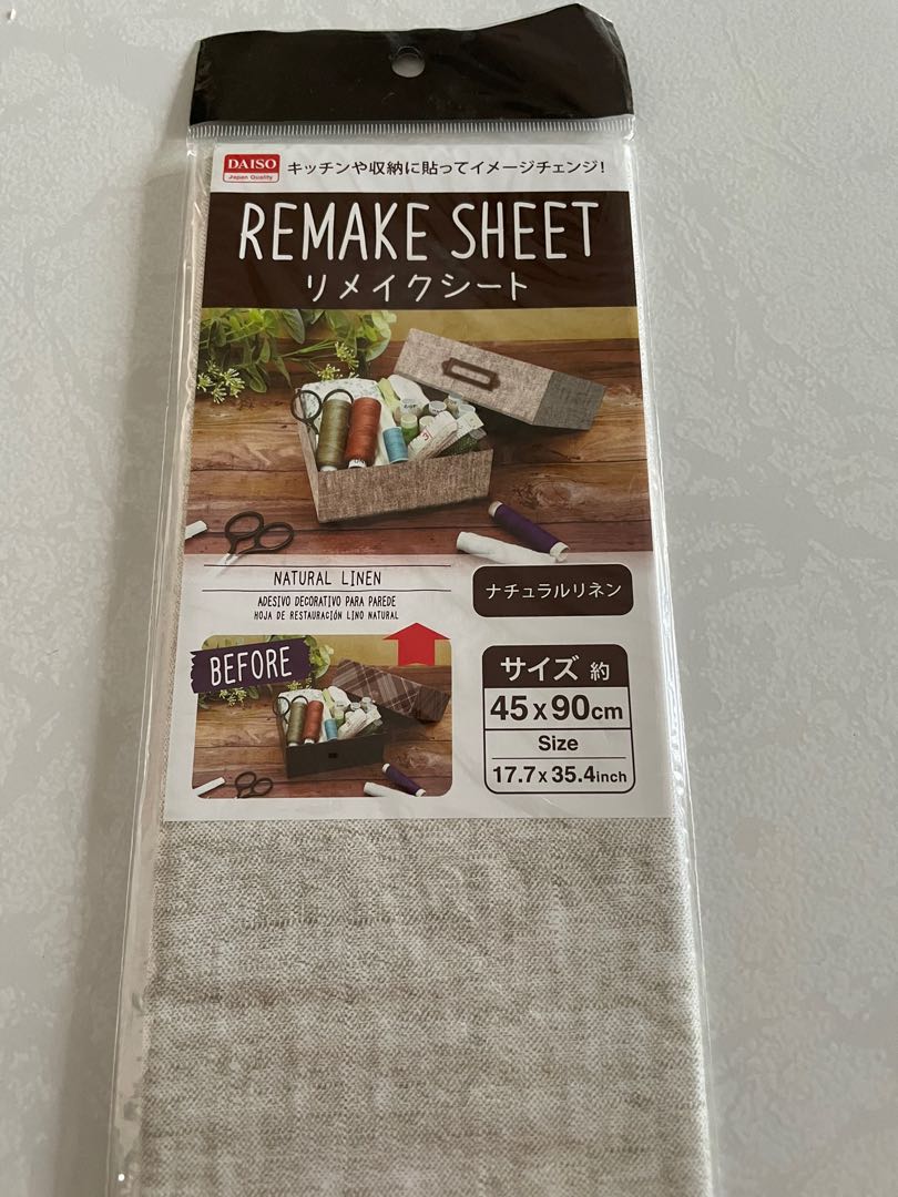 9 PCs of. Brand new Daiso remake sheet, Furniture & Home Living, Home ...