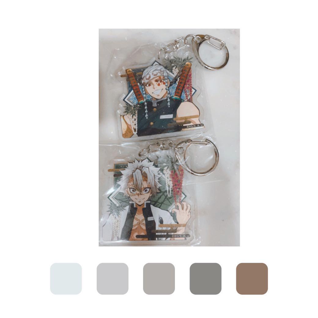 Demon Slayer KNY Kimetsu No Yaiba UNOFFICIAL Keychains Hashira Tanjiro ...