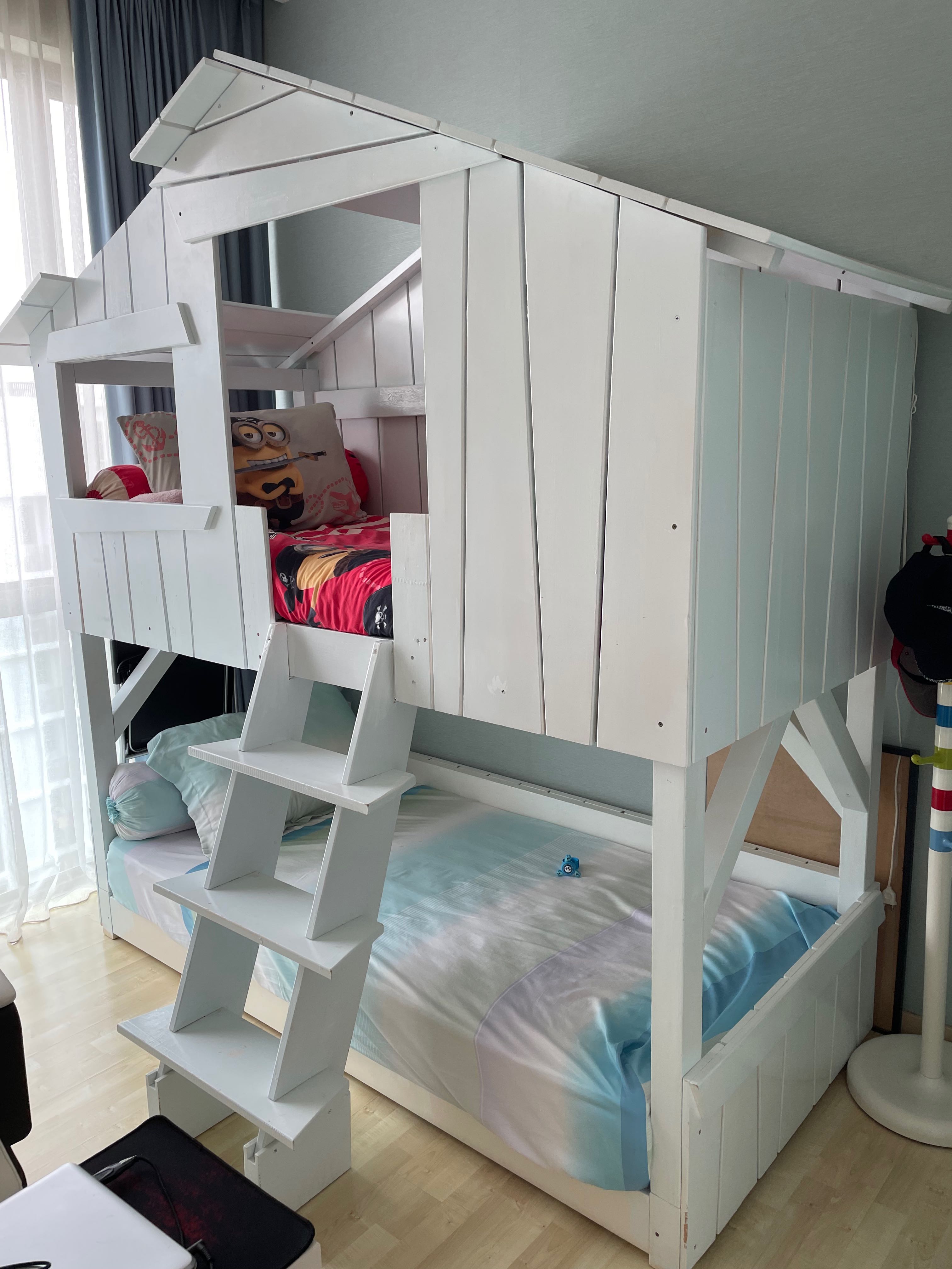 Double Treehouse Bed, Furniture & Home Living, Furniture, Bed Frames ...