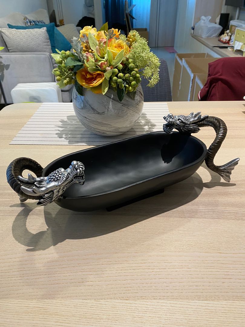 Dragon tray, Furniture & Home Living, Home Decor, Vases & Decorative ...