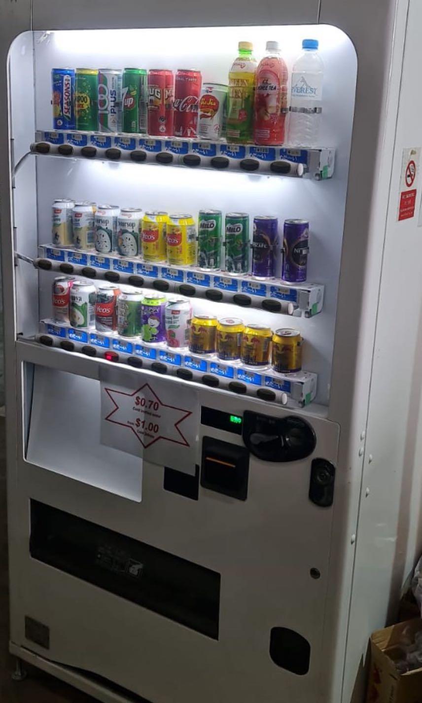 Last few units Drinks vending machines with location (on behalf ...