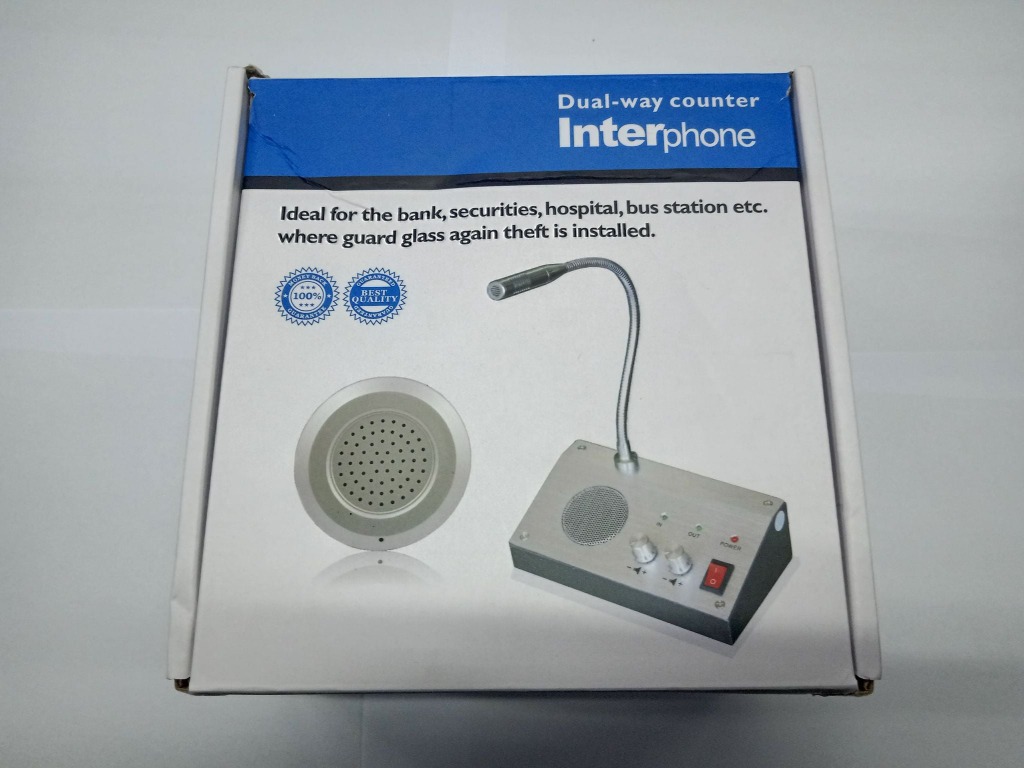 DUAL WAY COUNTER INTERPHONE, Computers & Tech, Parts & Accessories ...