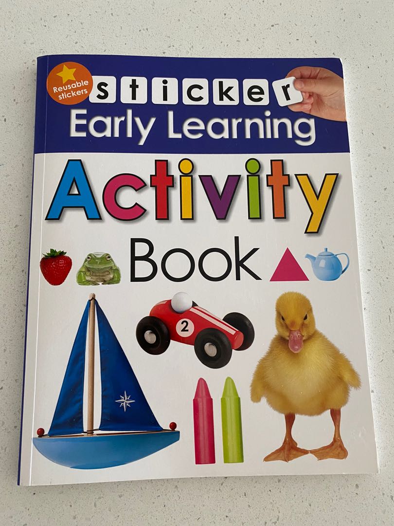 Early Learning Sticker Activity Book, Hobbies & Toys, Books & Magazines ...