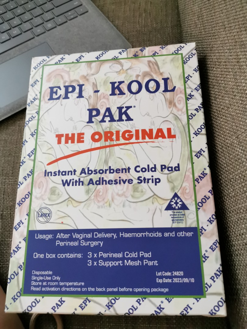 Epi-kool pak perineal pads, Babies & Kids, Maternity Care on Carousell