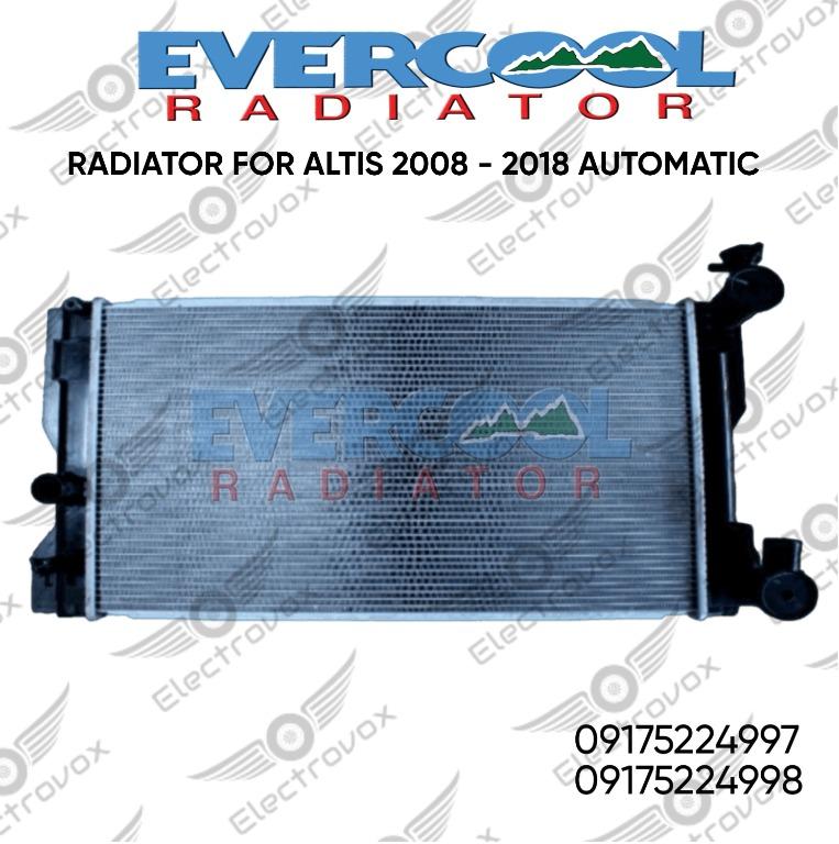Evercool Radiator for Altis 2008-2018 Automatic, Car Parts ...