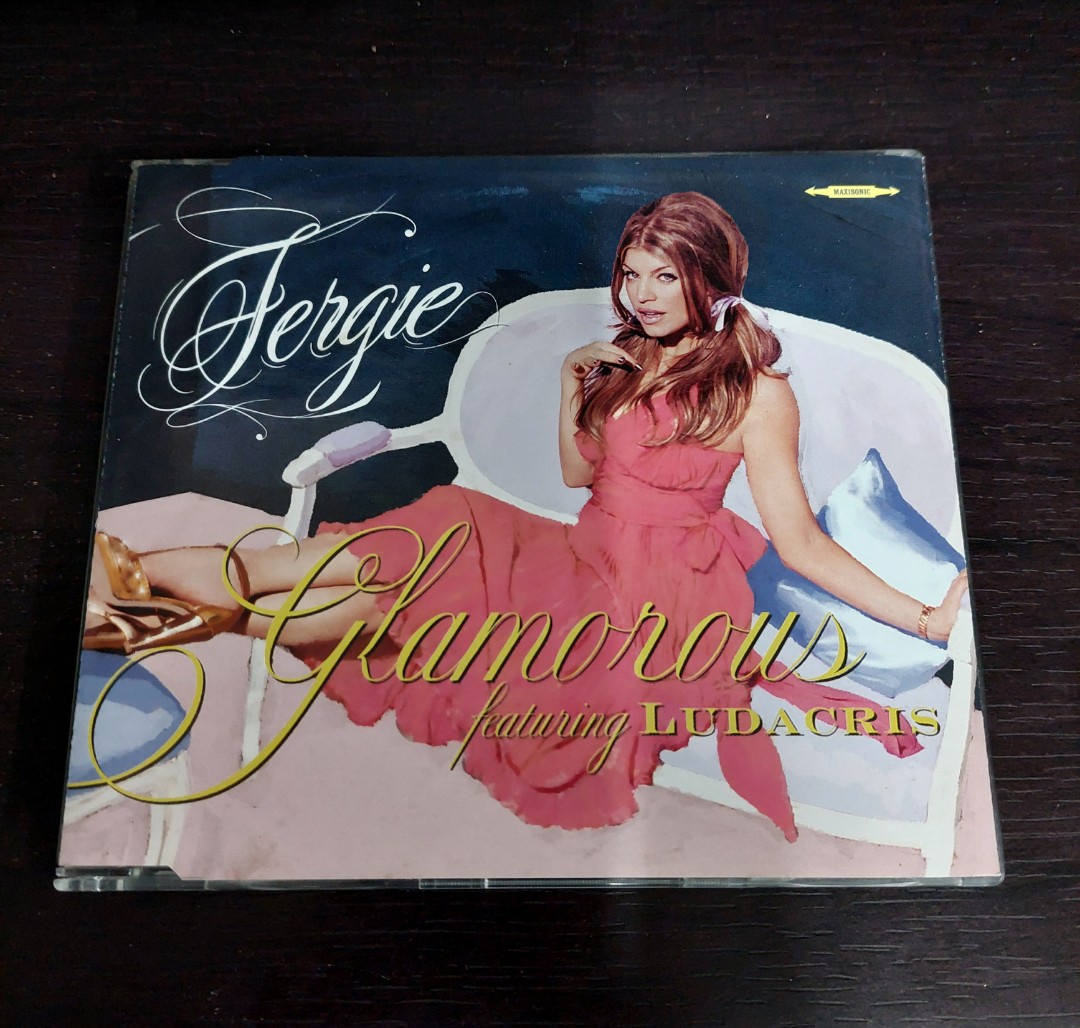 Fergie Glamorous Promo Cd Single 3 Tracks Feat Ludacris 興趣及遊戲 音樂 樂器