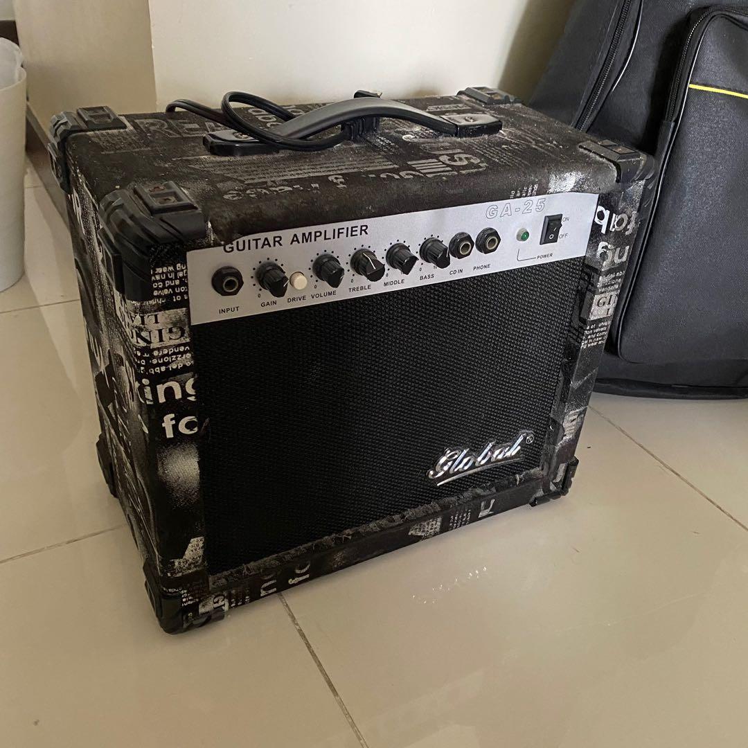 Fernando Les Paul Electric Guitar (Black), Hobbies & Toys, Music ...