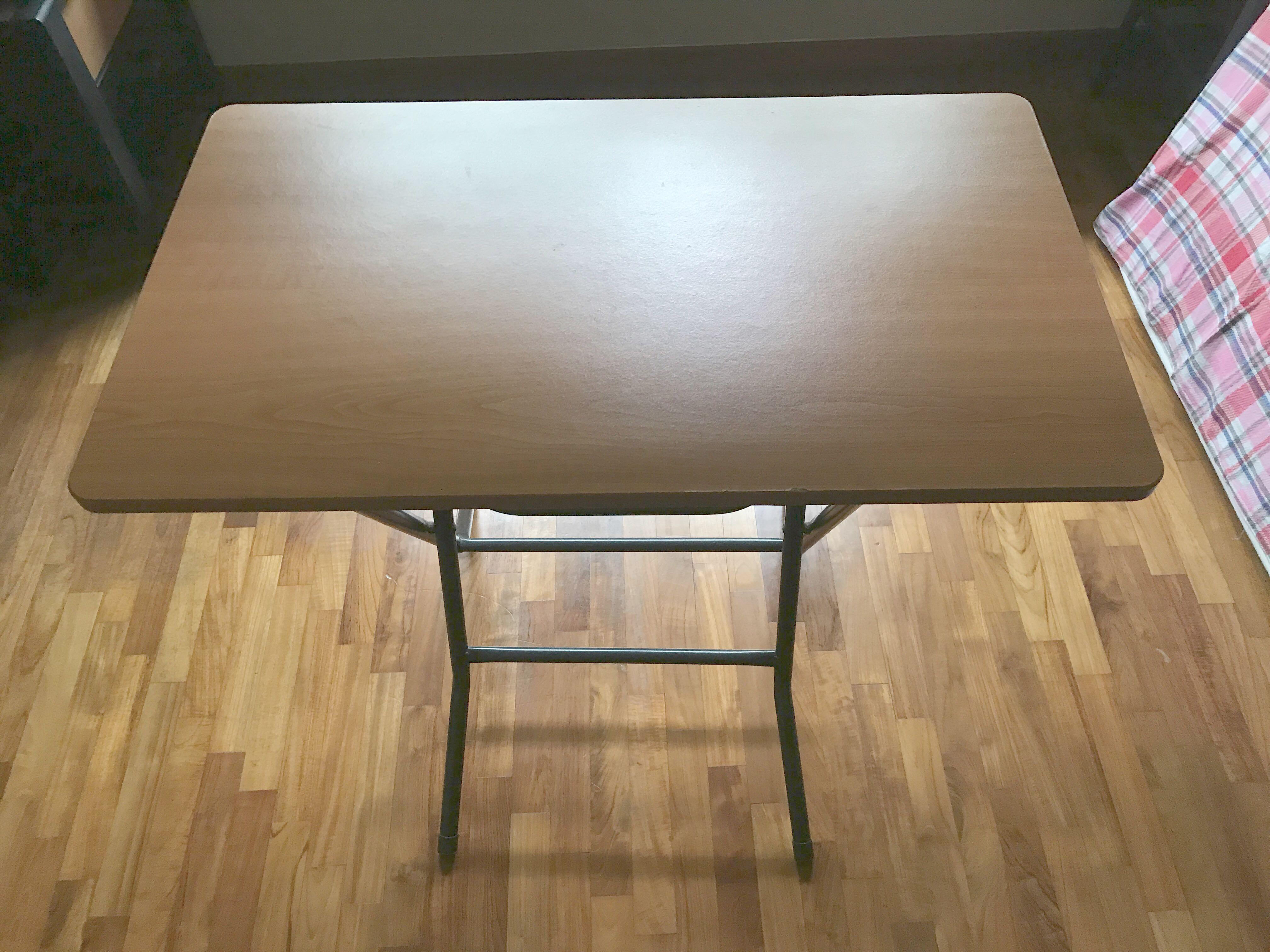 Foldable table 76cm(L)x45cm(W)x75cm(H), Furniture & Home Living ...