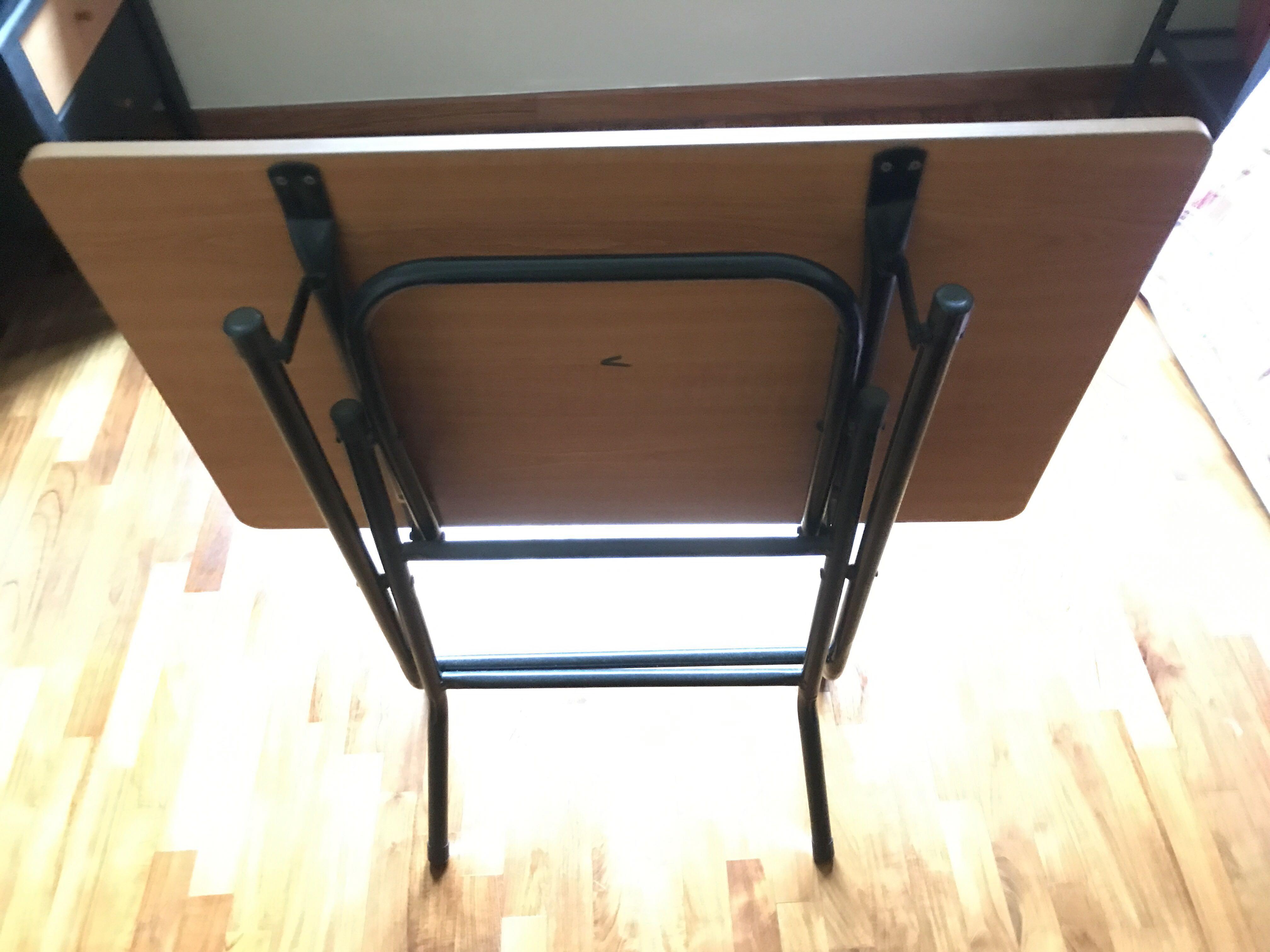 Foldable table 76cm(L)x45cm(W)x75cm(H), Furniture & Home Living ...