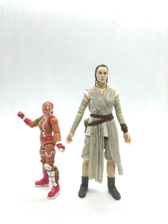 Fortnite Gingerbread and Starwars Rey, Hobbies & Toys, Toys & Games on ...