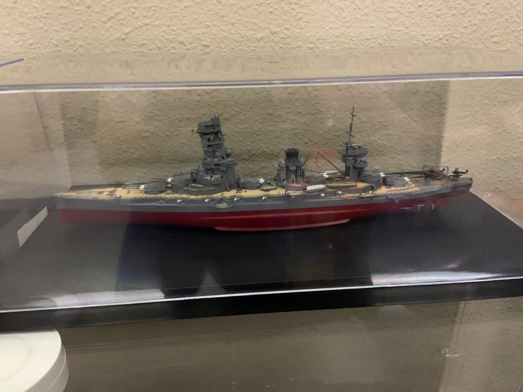 Fujimi 1/700 pre made painted Full Hull WW2 Fusou-class IJN Battleship ...