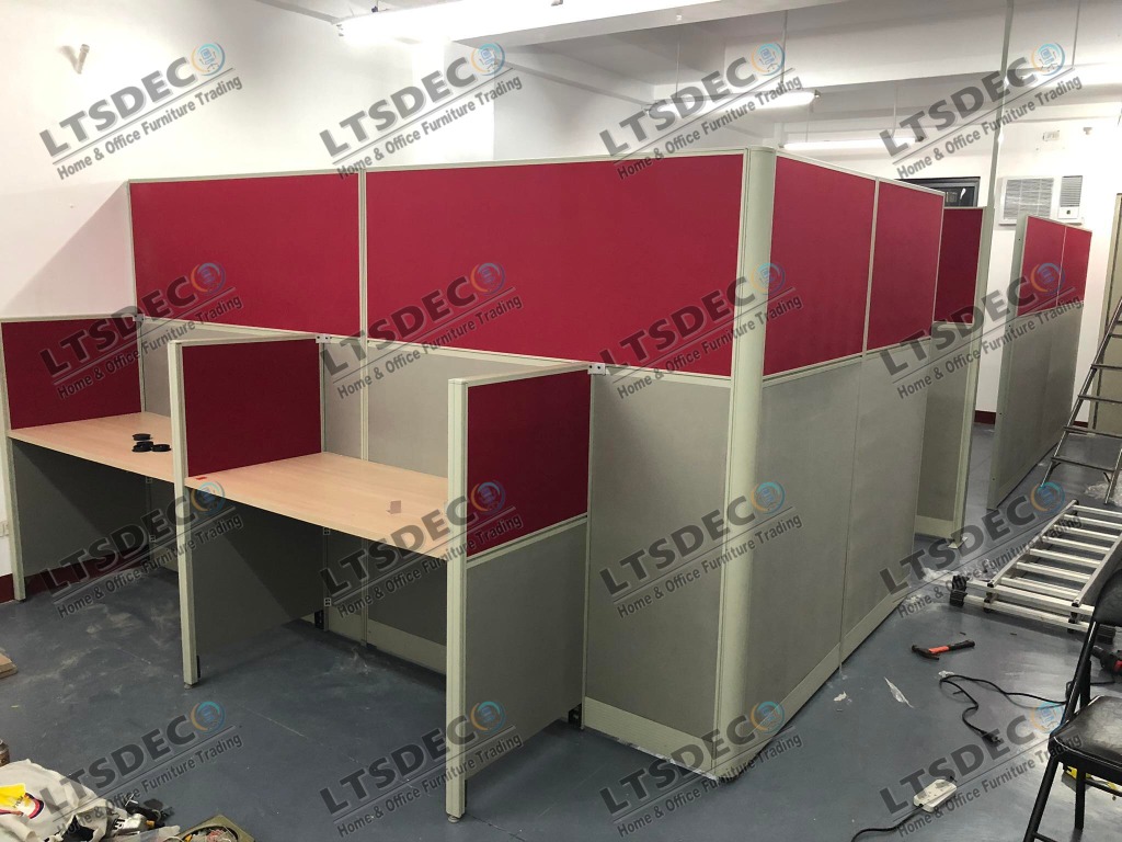 FUNCTIONAL BPO CUBICLE CUSTOMIZED TYPE WORKSTATION OFFICE PARTITION ...