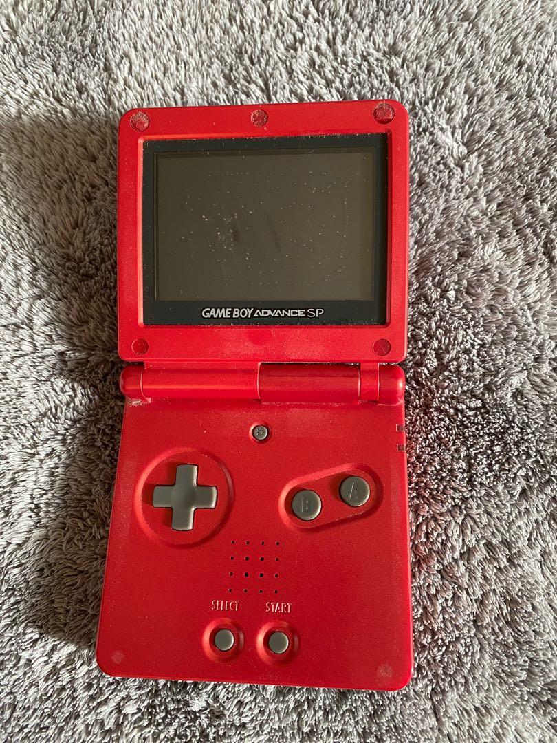 Gameboy Advance SP with pokemon leaf green cartridge, Video Gaming ...