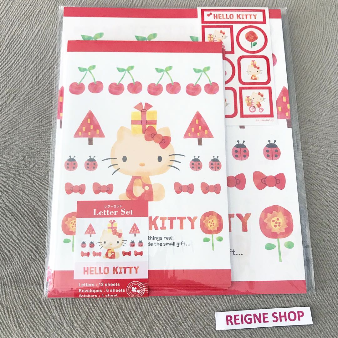 HELLO KITTY LETTER SET, Hobbies & Toys, Stationary & Craft, Other ...