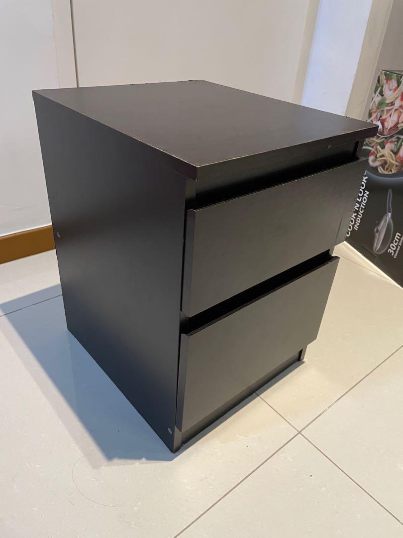 IKEA Malm Side Table, Furniture & Home Living, Furniture, Shelves ...
