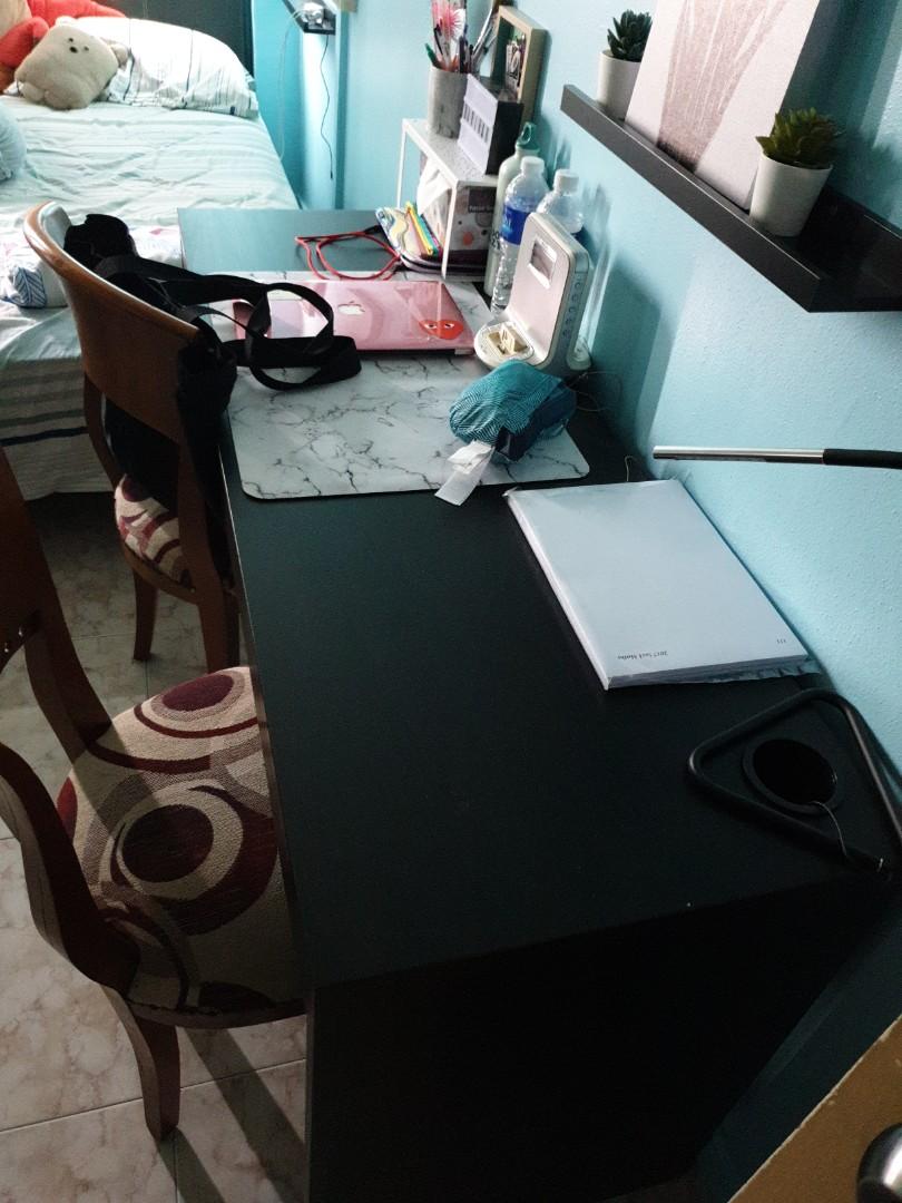 IKEA study table for 2 person, Furniture & Home Living, Furniture ...