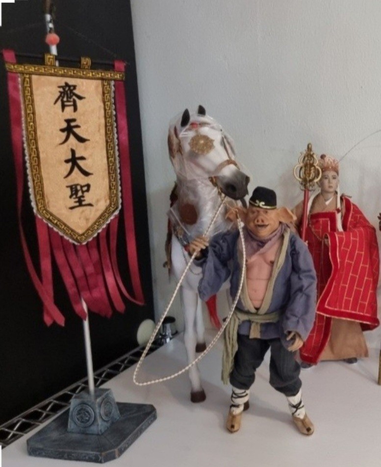 Inflamed Toy Journey to the west 西游记 Monk Tang, Monkey King Flag and ...