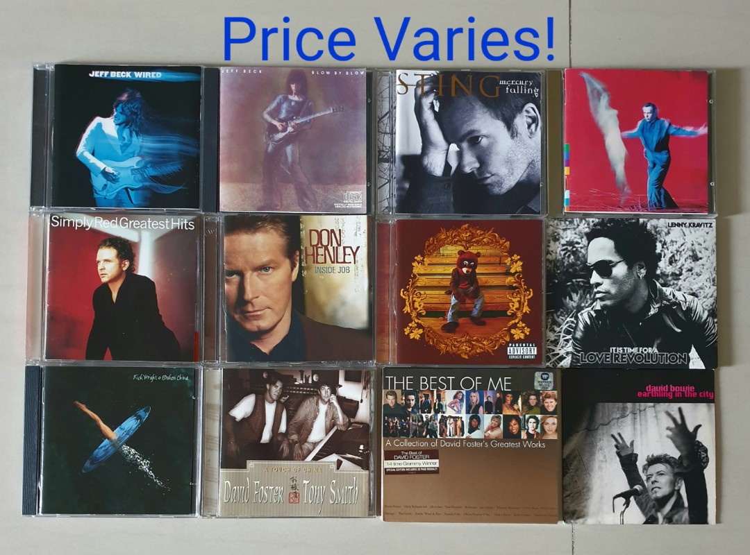 Jeff Beck-Wired,Blow By Blow,Sting-Mercury Falling,Peter Gabriel-Us ...