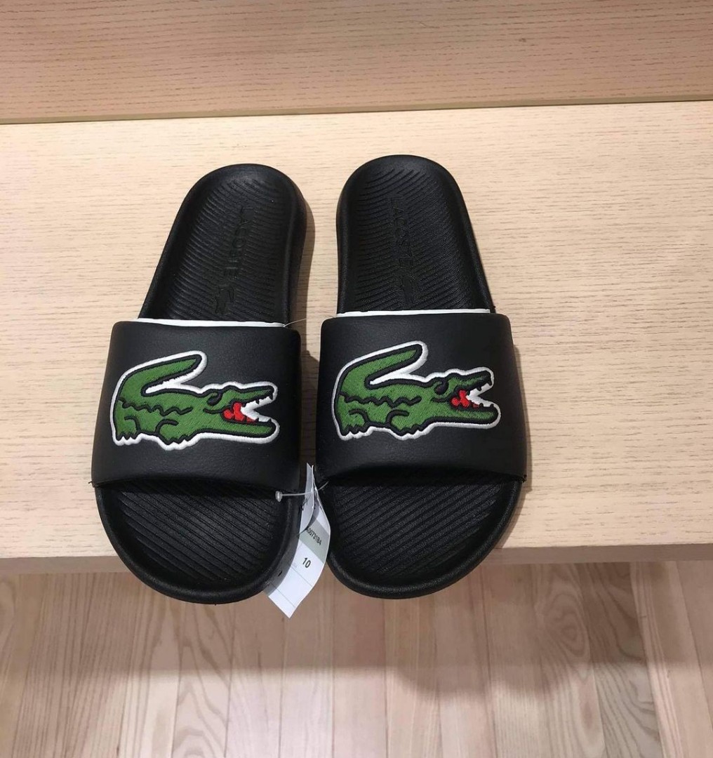 Lacoste Slides, Men's Fashion, Footwear, Slippers & Slides on Carousell