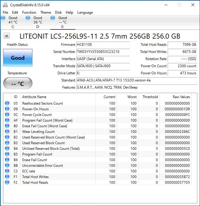 LITEONIT SSD 256GB, Computers & Tech, Parts & Accessories, Computer ...