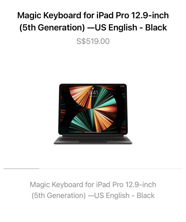 Magic Keypad for Ipad Pro 12.9 Inch, Computers & Tech, Parts ...