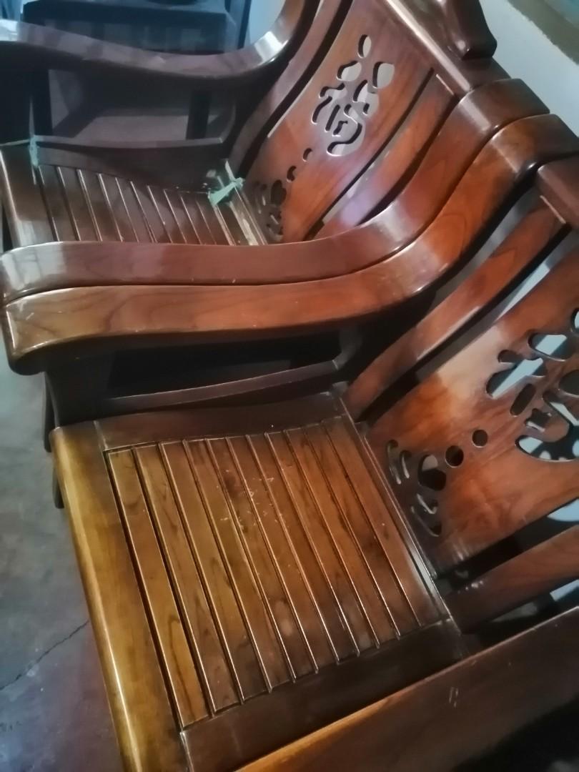 Malaysian Dragon Wooden Sala Set (Preloved), Furniture & Home Living ...