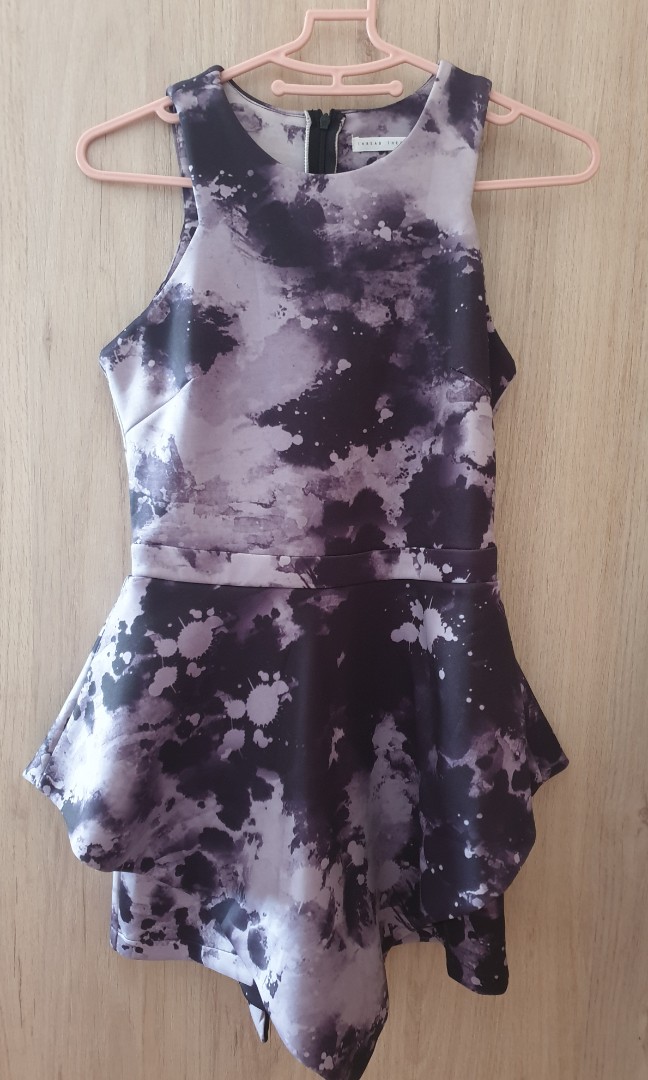 The Thread Theory Marble Romper, Women's Fashion, Dresses & Sets ...
