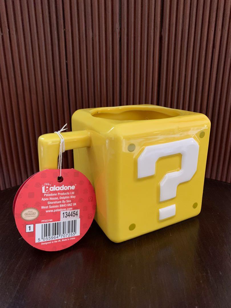 Mario Question Block Mug, Hobbies & Toys, Memorabilia & Collectibles ...