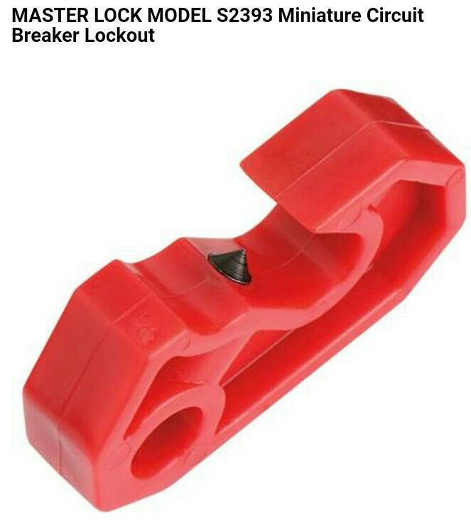 MASTER LOCK MODEL S2393 Miniature Circuit Breaker Lockout, Commercial ...