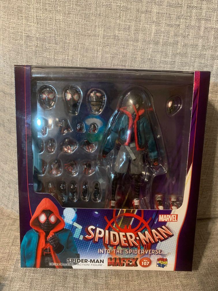 全新MEDICOM MAFEX no.107 SPIDER-MAN（Miles Morales) (SPIDERMAN: INTO THE ...