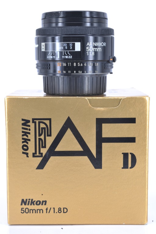 NIKON AFD 50mm F:1.8 D LENS MADE IN JAPAN(MINT CONDITION) WITH BOX ...