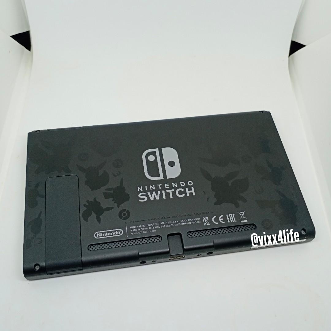 Nintendo Switch Pikachu And Eevee Edition With Pokemon Lets Go Pikachu