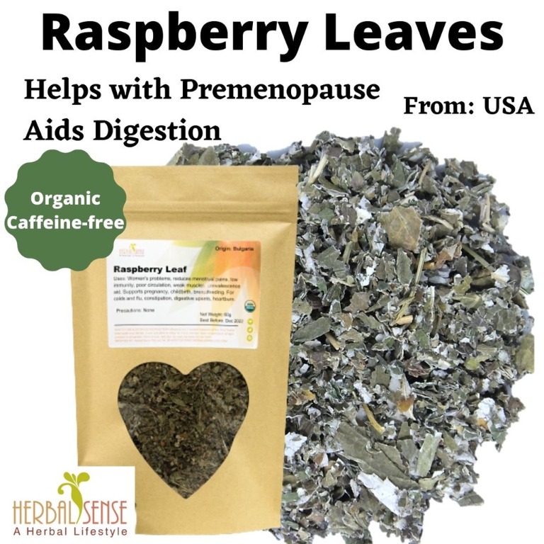 Organic Raspberry Leaves Woman Tea, Food & Drinks, Beverages on Carousell