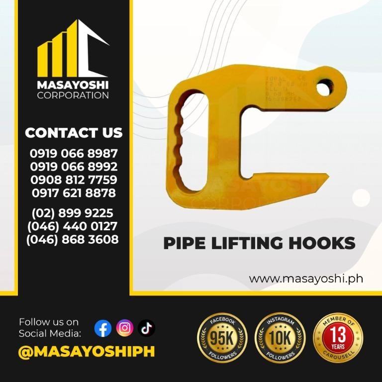 PIpe Lifting Hook | Pipe Lifter | Lifting Equipment, Commercial ...