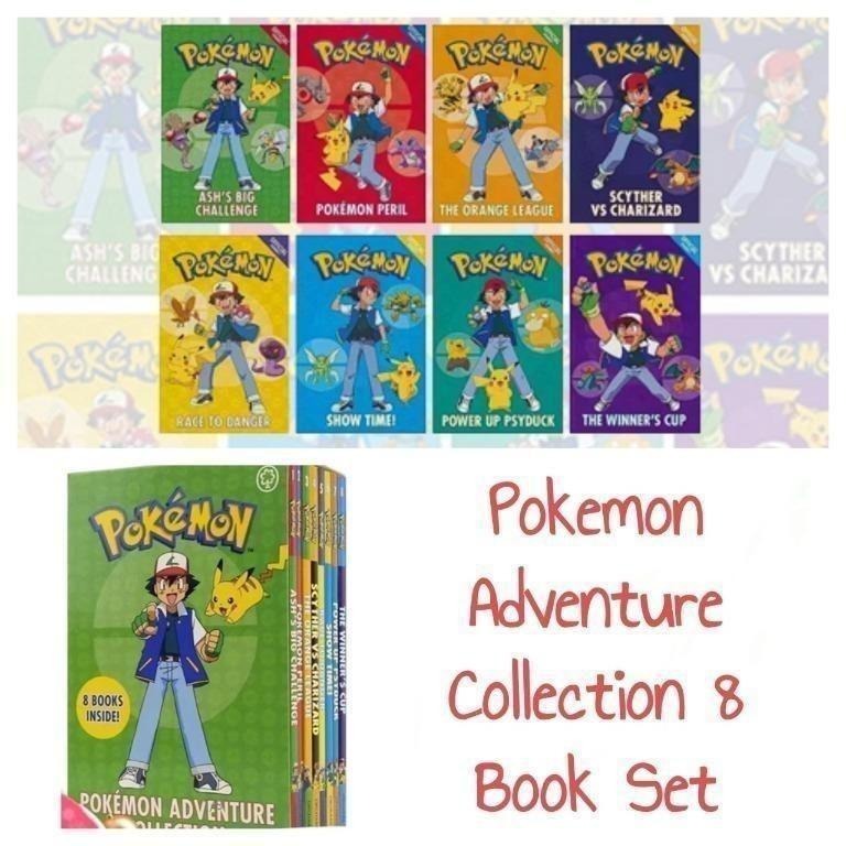 Pokemon Adventure Collection 8 Book Set, Hobbies & Toys, Books ...