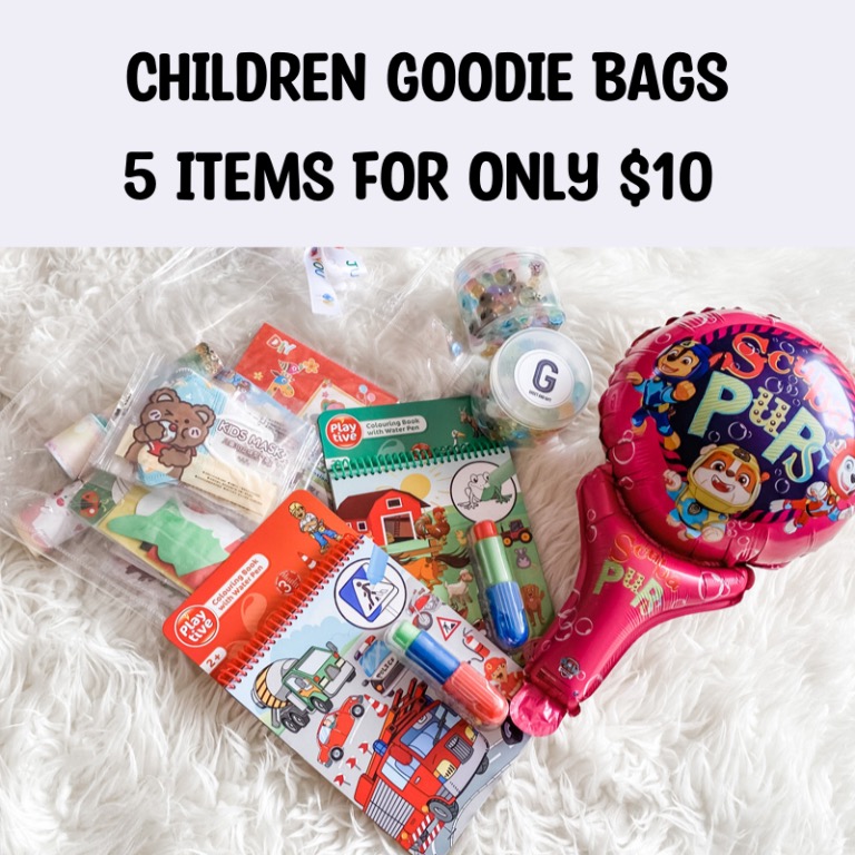 Pre-packed Children Goodie Bags For PreSchool Birthday Party ...
