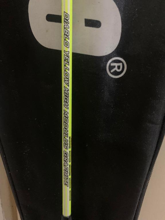 Prince Diablo Yellow High Graphite- Original, Sports Equipment, Sports ...