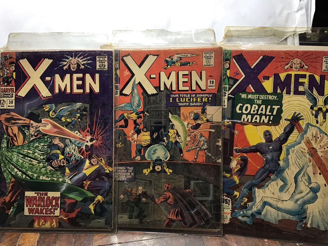 RARE MARVEL DC SILVER AGE & 80s COMICS X-Men Batman LOT VINTAGE AND ...