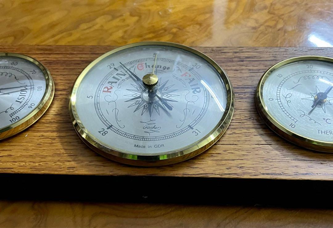 Rare Vintage Weather Station Made in GDR ( East Germany ) 27x10cms ...