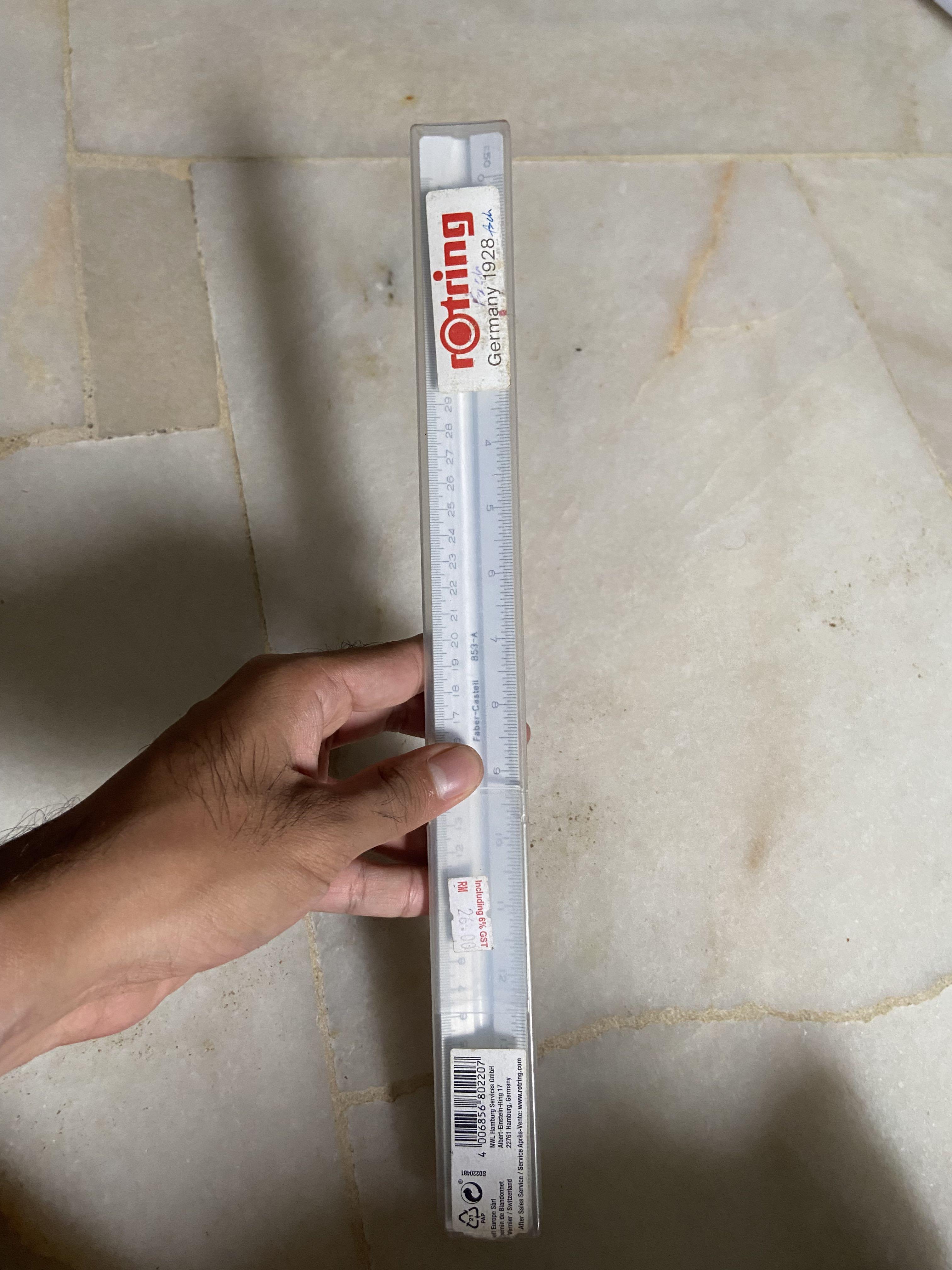 Rotring Scale Ruler, Hobbies & Toys, Stationery & Craft, Craft Supplies ...