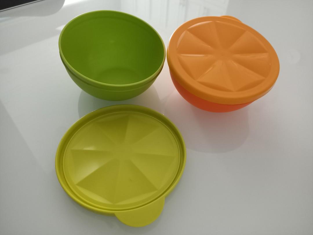 Round tupperware containers, Furniture & Home Living, Kitchenware ...
