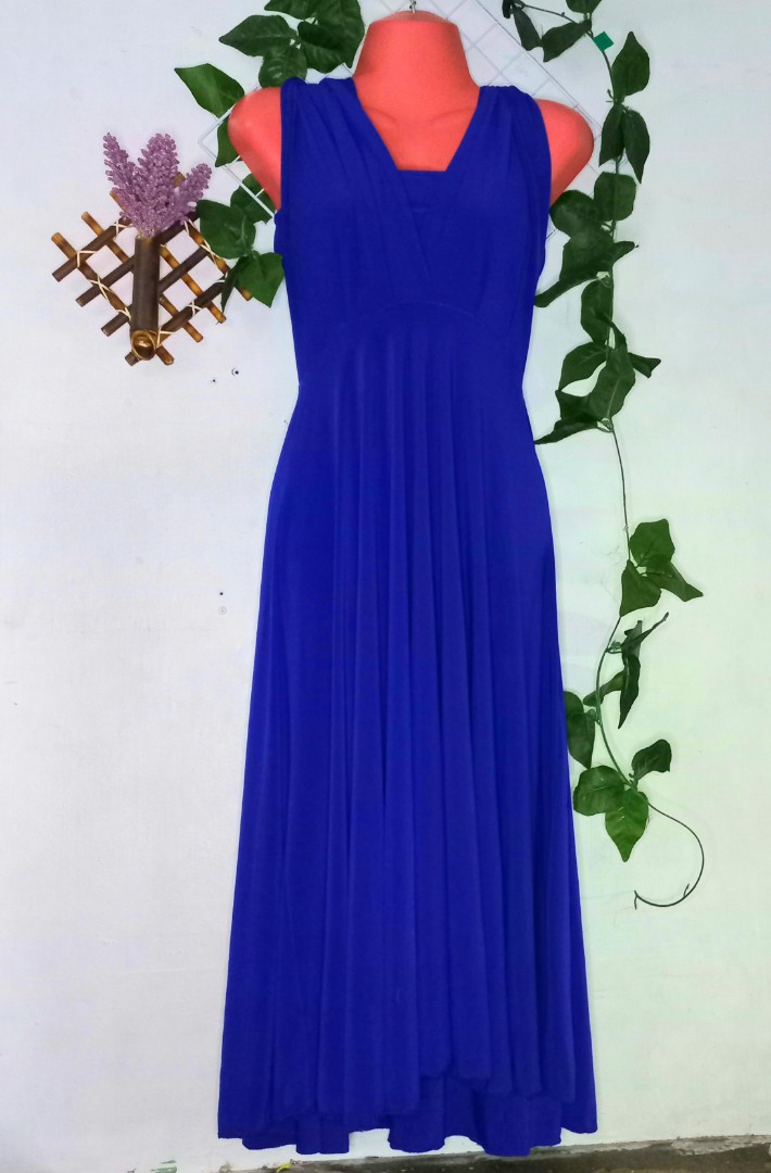 Royal blue Infinity Dress, Women's Fashion, Dresses & Sets, Evening ...
