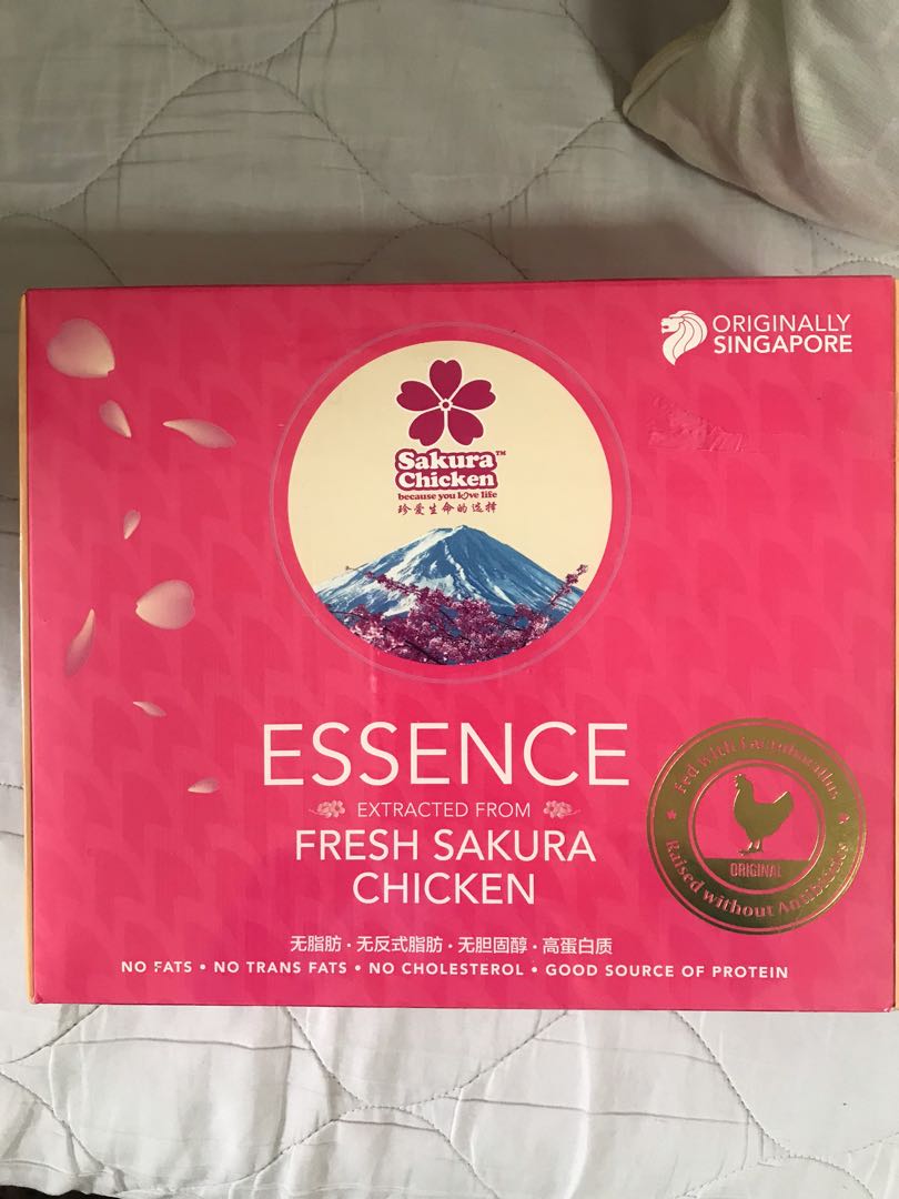 sakura fresh essence of chicken 6 bottles, Food & Drinks, Packaged ...