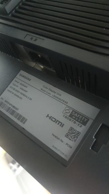 Samsung S22E450F 22in LED Monitor, Computers & Tech, Parts ...
